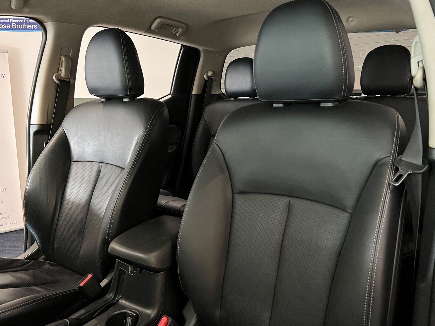 L200 leather seats store