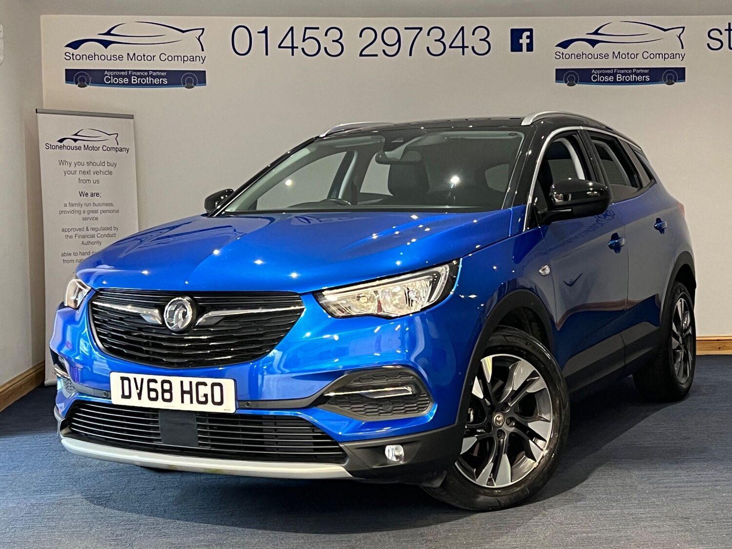 SOLD - Used VAUXHALL GRANDLAND X 2018 Blue in Stonehouse ...