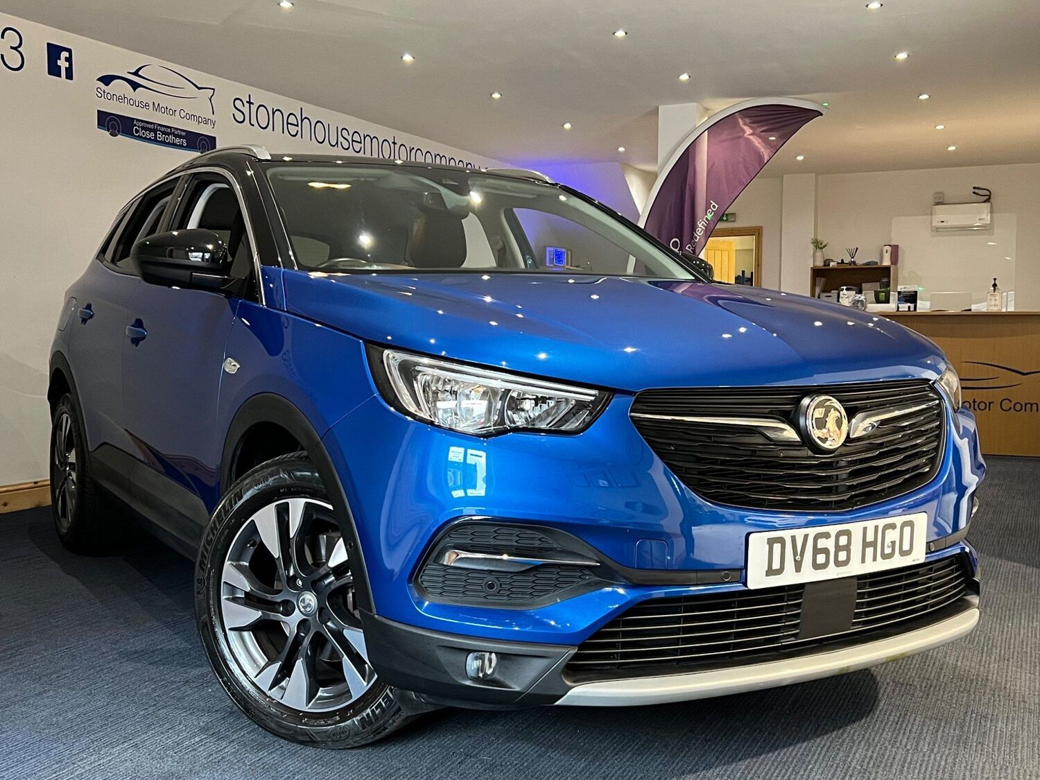 Used VAUXHALL GRANDLAND X 2018 Blue in Stonehouse, Gloucestershire ...