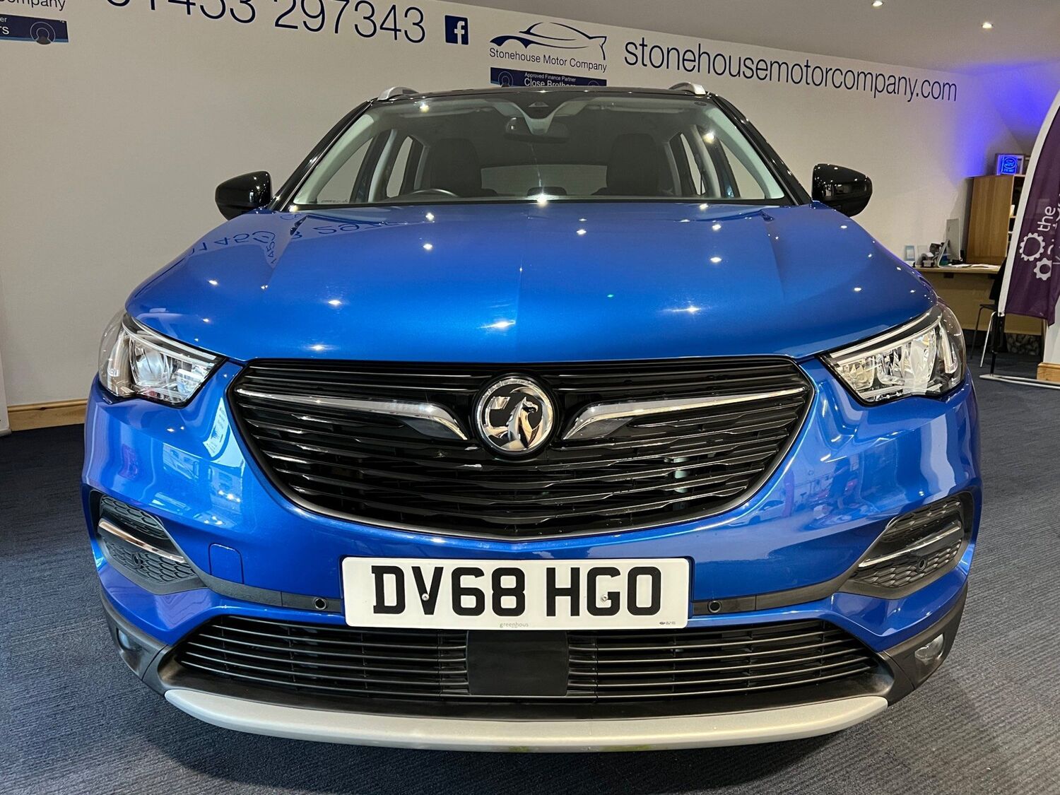 SOLD - Used VAUXHALL GRANDLAND X 2018 Blue in Stonehouse ...