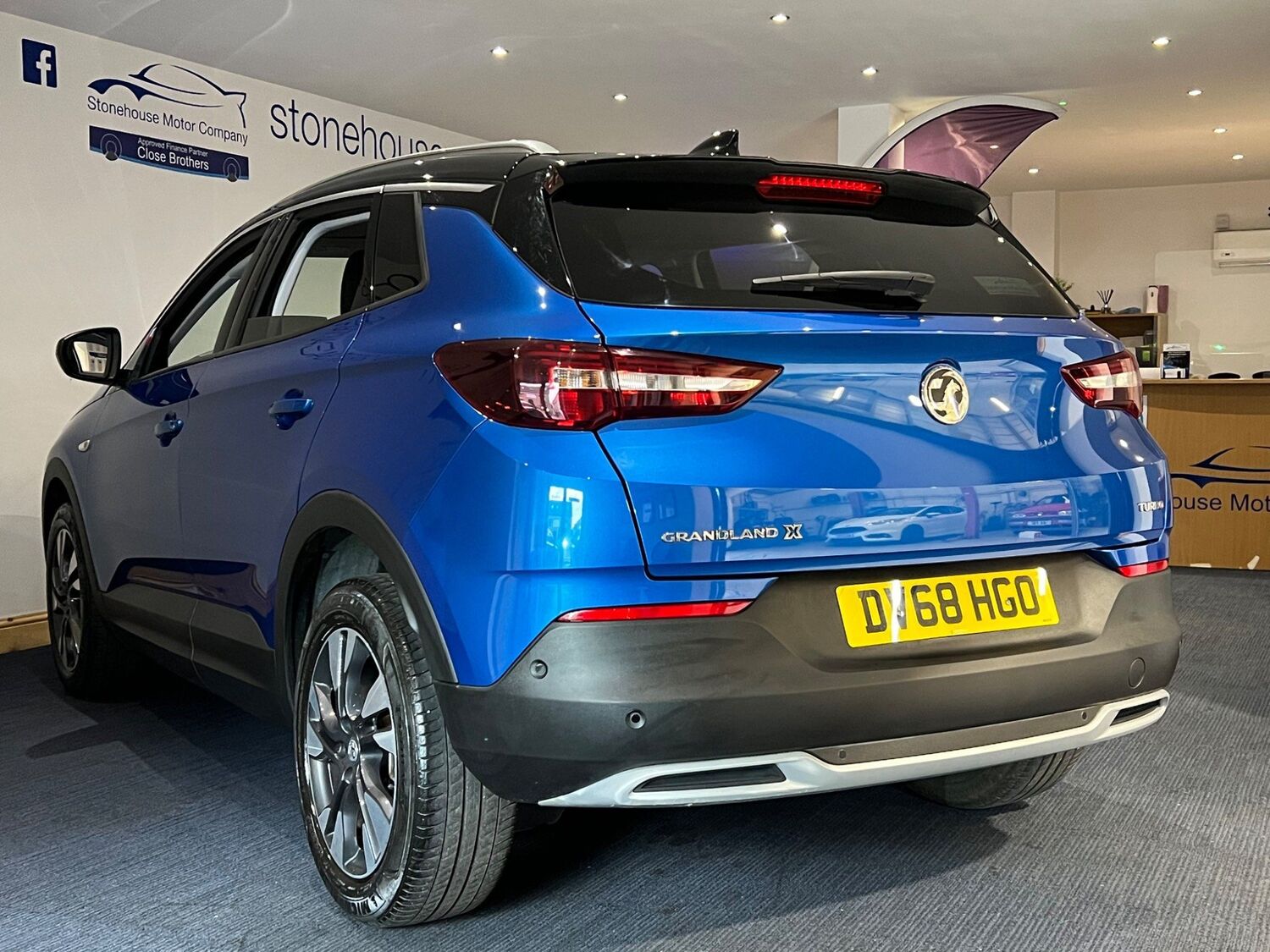 SOLD - Used VAUXHALL GRANDLAND X 2018 Blue in Stonehouse ...