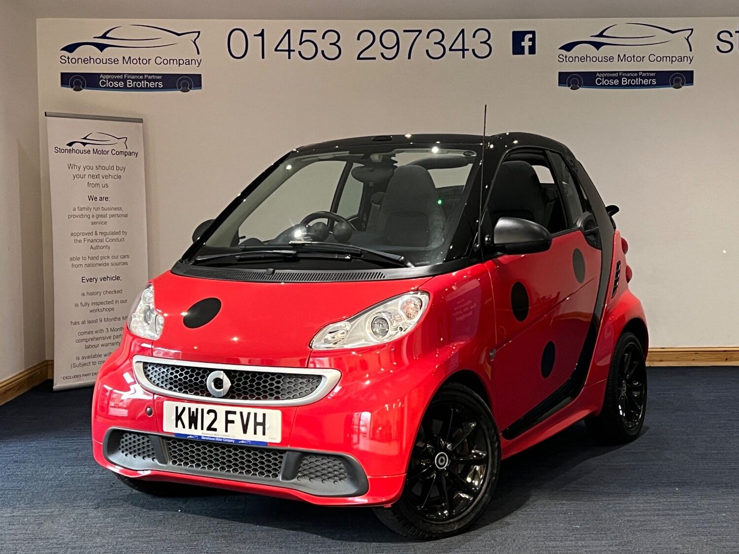 SOLD - Used SMART FORTWO 2012 Red in Stonehouse, Gloucestershire ...
